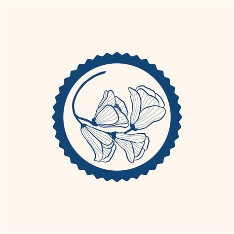 premium vector minimalistic flower graphic sketch drawing black icon