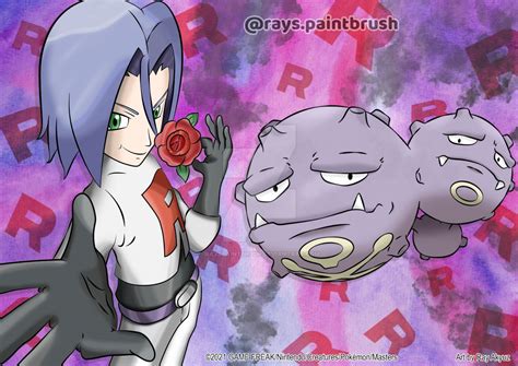 Team Rocket James And Weezing By Rayspaintbrush On Deviantart