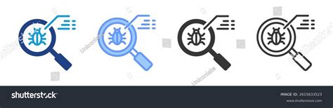 Heuristic Analysis Icon Set Multiple Style Stock Vector Royalty Free 2615633523 Shutterstock