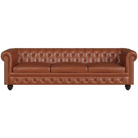 Canapé places Chesterfield en cuir