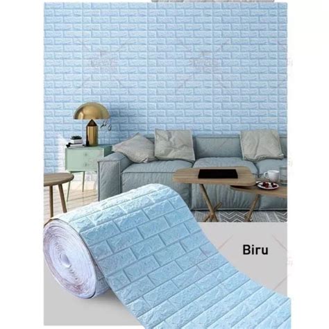 Jual Wallpaper Dinding Roll Wallpaper 3d Foam Bata Roll Rollan Shopee Indonesia