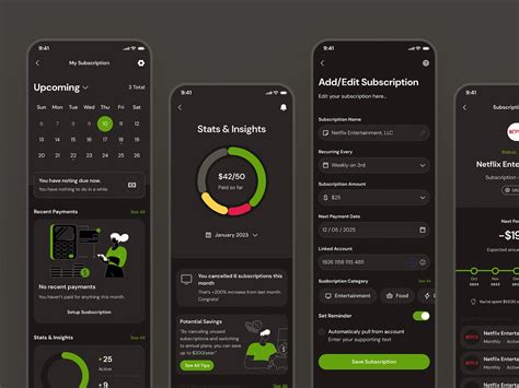 Subscription Ui Designs Themes Templates And Downloadable Graphic