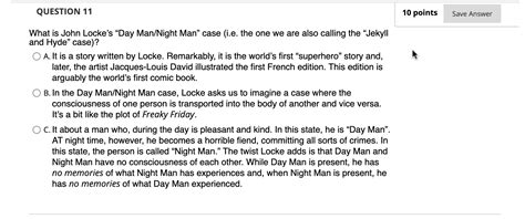 Solved Question 11 10 Points Save Answer What Is John