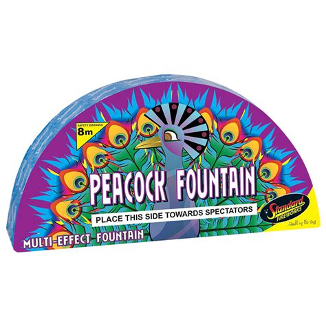 Peacock Fountain By Standard Fireworks The Firework Outlet