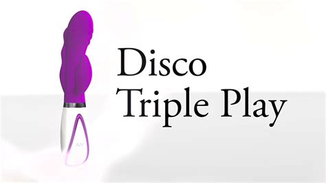 Disco Triple Play Rabbit Vibrator Evolved Novelties Youtube