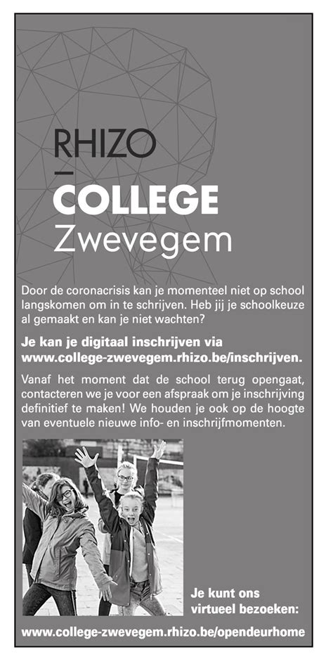Rhizo College Zwevegem Zwevegem Belgium Facebook