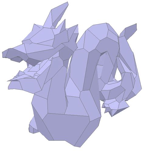 Chartification Results Of Huge Meshes And Their Wire Net Meshes A Download Scientific