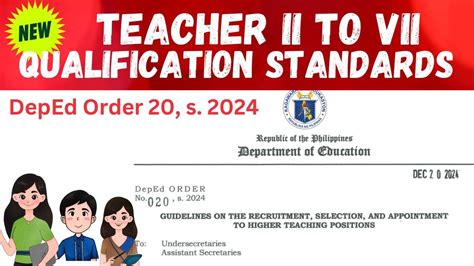 Teacher Ii To Vii And Mt I To V Reclassification Deped Order 20 S 2024