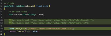 using cuda font to input chinese characters with garbled characters