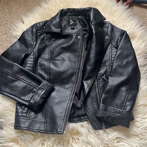 Art Class Jackets And Coats Artclass Girls Faux Leather Biker Jacket Poshmark