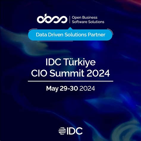Obss On Linkedin Idcciosummit Obss Datadrivensolutions Powerofdata