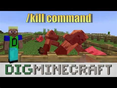 How To Use The Kill Command In Minecraft Youtube