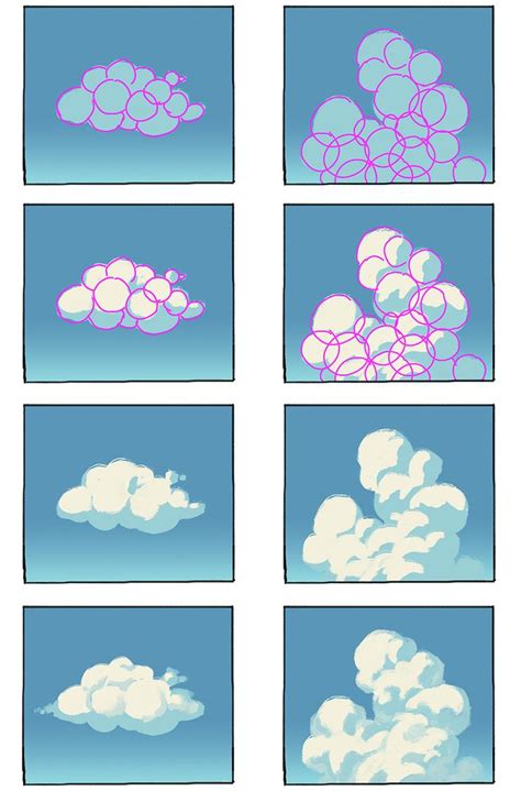 drawing the sky in various weathers and times art rocket concept