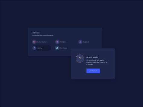 UI Design Daily Dark Themed Components