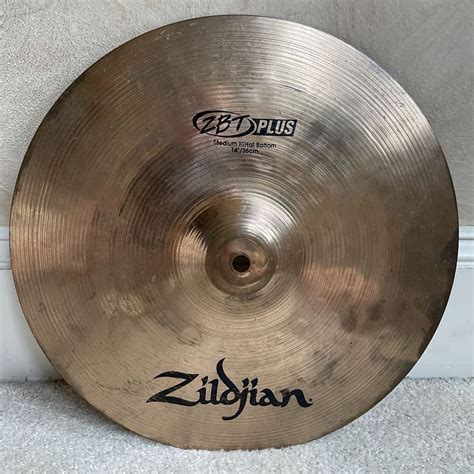 Zildjian Zbt Plus 14” Hi Hat Cymbal Bottom 90s B8 Reverb