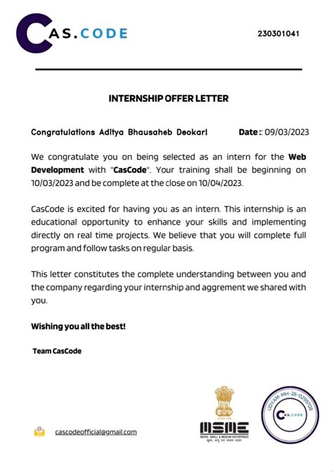 Aditya Deokar On Linkedin Webdeveloper Intern Share Programming