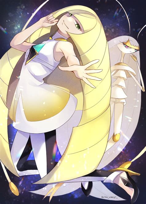 Lusamine And Pheromosa Pokemon And 1 More Drawn By Yomogiblack Elf