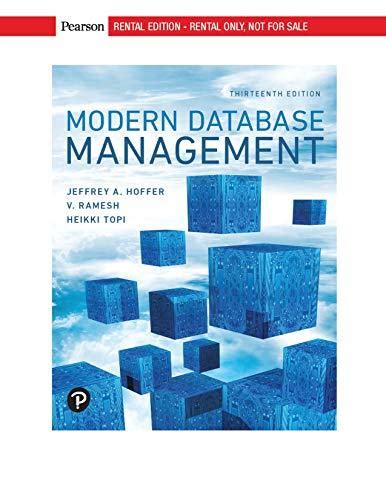 Modern Database Management By Jeffrey A Hoffer Goodreads