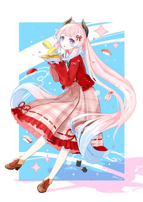 Sangonomiya Kokomi Genshin Impact Drawn By Yutukicom Danbooru