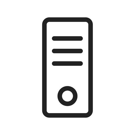 Cpu Outline Icon Vector Art At Vecteezy