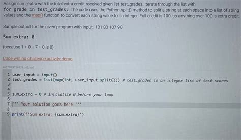 Answered Assign Sumextra With The Total Extra Bartleby