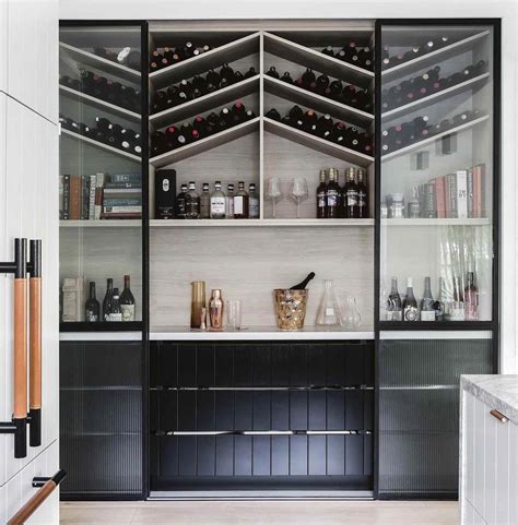 Open Kitchen Shelves Inspiration With Wine Rack