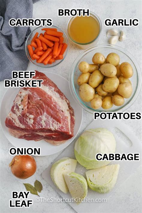 Crock Pot Corned Beef And Cabbage Tender And Juicy The Shortcut Kitchen