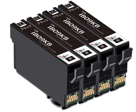 【楽天市場】ib09kbブラック黒4本セット互換インクカートリッジ 大容量 Epエプソン用 対応機種：px M730f 残量表示あり 高品質の