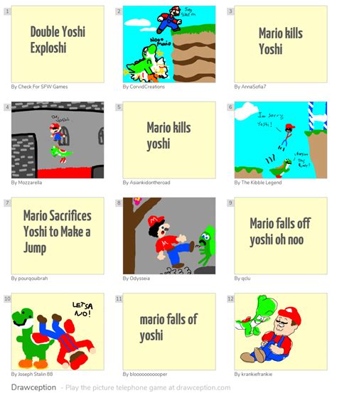 Double Yoshi Exploshi Drawception