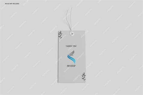 Premium Psd Laber Tag Mockup
