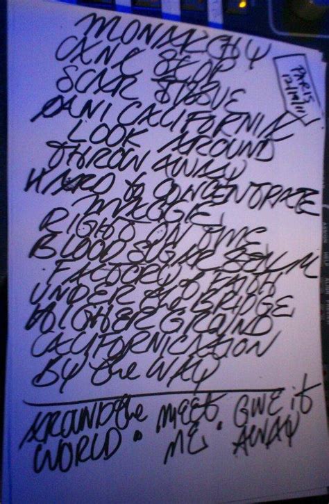 Red Hot Chili Peppers Brasil Show Do Red Hot Chili Peppers Em Paris
