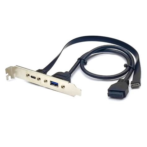 Type E To Usb C Female Usb3 2 Front Panel Header Extension Cable