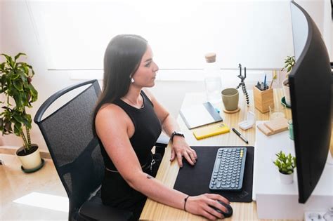 Premium Photo The Power Of Home Young Female Programmer Thriving In