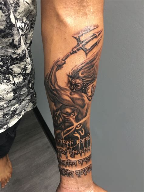 Angry Lord Shiva Tattoo