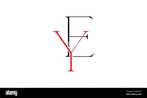 Ey E Y Initials Logo Design Stock Vector Image And Art Alamy