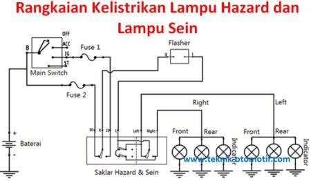 Komponen Rangkaian Lampu Sein Mobil Dan Cara Kerjanya