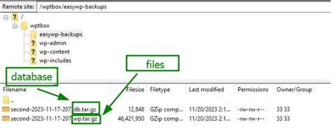 Easywp How To Restore Old Backups Via Sftp Easywp