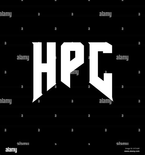 Hpc Letter Logo Design For Technology Company Hpc Logo Design Black And White Color Combination