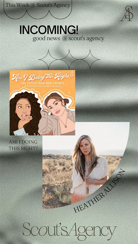 Heather Allison X Am I Doing This Right Life Advice Life Questions