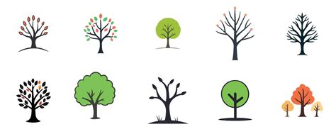 Tree Species Growth And Nature Landscapes 59348212 Vector Art At Vecteezy