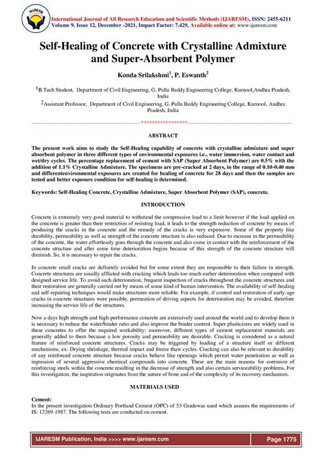 J11 Jntua College Of Engineering Anantapuram Volume 9 Issue 12 December 2021 Impact