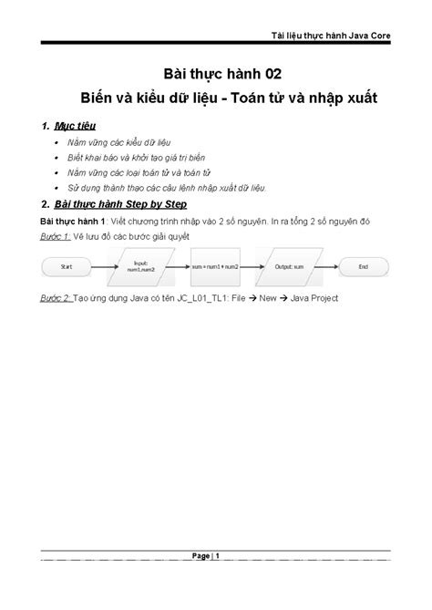 Java Core Lab02 Bien Va Kieu Du Lieu Bài thực hành 02 Biến và kiểu dữ