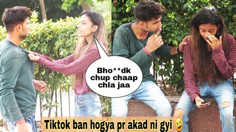 Insulting Prank On Tiktoker Prank Gone Emotional Nandu Yt Nsb 🇮🇳
