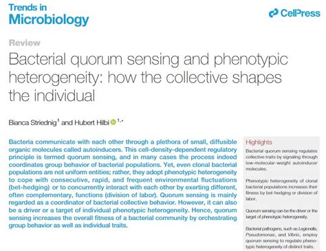 Trends In Microbiology On Twitter Out Online Now Bianca Striednig