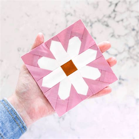 Pdf Fresh As A Daisy Mini Fpp Block Pattern Pen And Paper Patterns