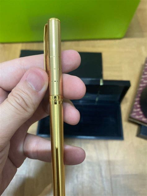 Ysl Roller Ball Pen Gold Luxury Accessories On Carousell