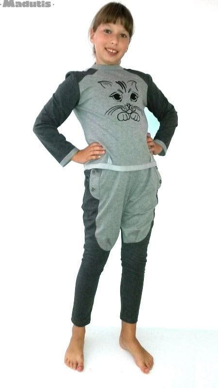 Sportinis Kostiumas Kačiukas Pilkasjuodas Madutis