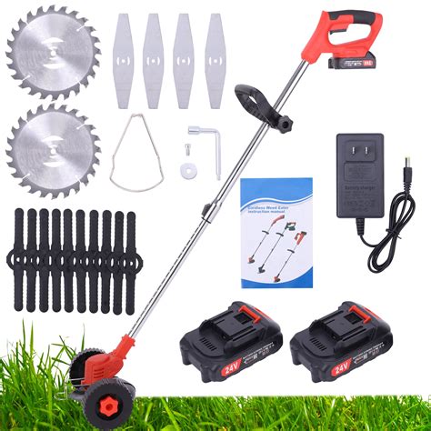 Cordless Weeder Mower Battery Powered 88v Electric Weeder Brush Cutter