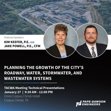 Pape Dawson Engineers On Linkedin Kim Keefer P E And Jake Powell P