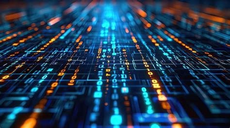 premium photo data stream information technology connectivity network